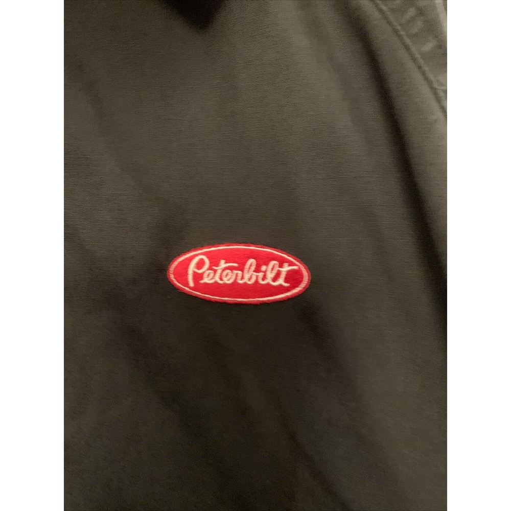 Vintage Peterbilt Truck Windbreaker Jacket, Sz L, Tur… - Gem